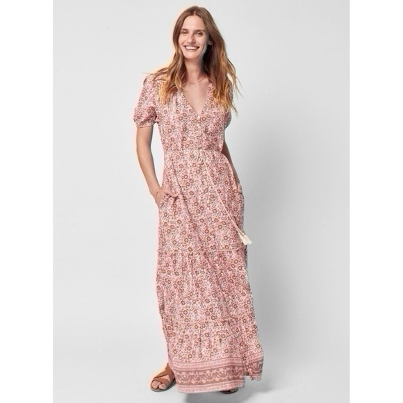 Faherty | Dresses | New Faherty Womens Orinda Floral Print Organic ...